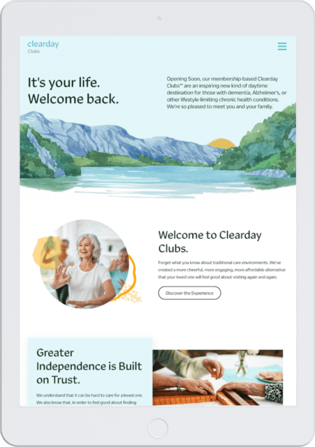 Clearday - Creating the future of longevity care
